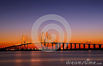 Baytown Bridge Royalty Free Stock Photo - Image: 18750925