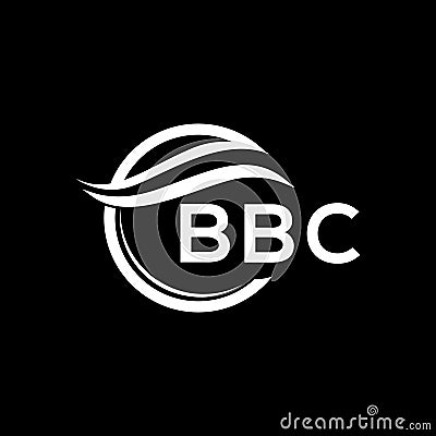 BBC Letter Logo Design On Black Background. BBC Creative Circle Letter ...