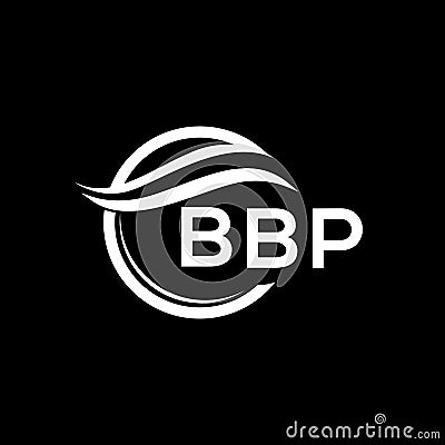 BBP Letter Logo Design On Black Background. BBP Creative Circle Letter ...