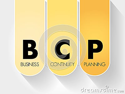 BCP - Business Continuity Planning Acronym, Business Concept Background ...