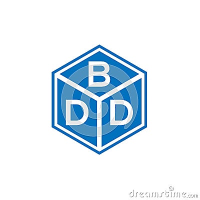 BDD Letter Logo Design On Black Background. BDD Creative Initials ...