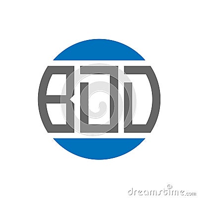 BDD Letter Logo Design On White Background. BDD Creative Initials ...