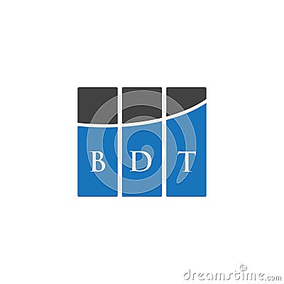BDT Letter Logo Design On BLACK Background. BDT Creative Initials ...
