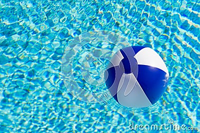 Beach Ball In Swimming Pool Stock Photos - Image: 22131613