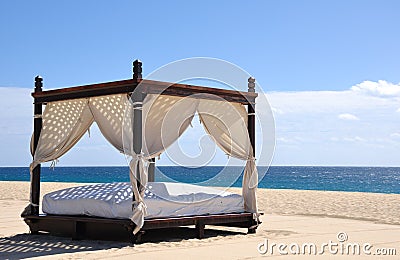 Beach Bed Stock Photography - Image: 12144962