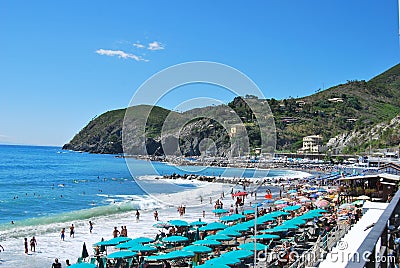 Beach Of Levanto - Italy Editorial Stock Photo - Image: 27686578