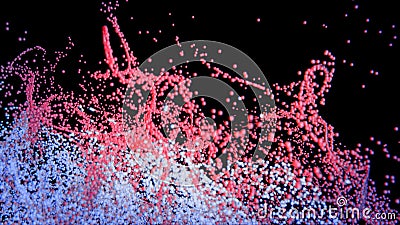 Beautiful Bubble-like Particles. Stock Video - Video of circle ...