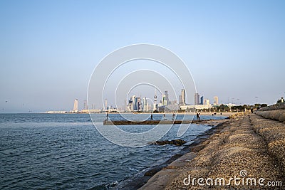 Beautiful Dawn View Of Kuwait Editorial Photo | CartoonDealer.com ...