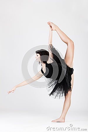 Beautiful Girl Doing Side Split. Stock Image - Image of ballerina, girl ...
