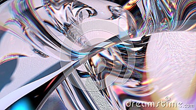 Beautiful Geometry With Refraction And Reflection. Elegant And Modern ...