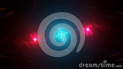 Beautiful Rotating Strobe Trippy Animated Pattern. Stock Video - Video ...