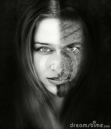 Innocence Versus Evil. Beautiful And Ugly. Bad Or Good. Beauty And The ...