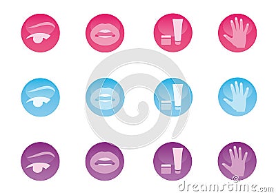 Beauty Icon Set Royalty Free Stock Images - Image: 7953529