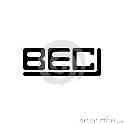BEC Letter Logo Creative Design With Vector Graphic, BEC ...