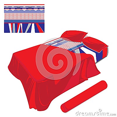 Bed Sheet Stock Vector - Image: 62234713