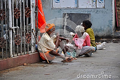 Beggars In India Editorial Stock Image - Image: 15591714