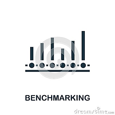 Benchmarking Icon. Simple Element From Business Intelligence Collection ...