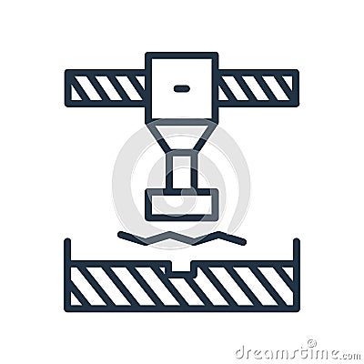 Bending Icon Vector Isolated On White Background, Bending Sign ...