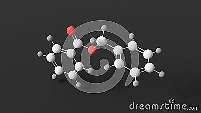 Benzyl Benzoate Molecule, Molecular Structure, Ascabin, Ball And Stick ...