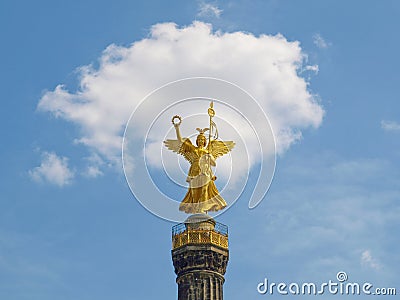 Berlin angel stock image. Image of gold, deutschland - 30178479