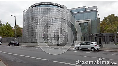 Traffic in Front of the Saudi Arabian Embassy in Berlin, Germany Stock ...