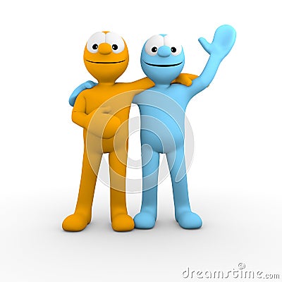 Best Friends Saying Hello Stock Images - Image: 22537374