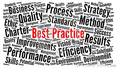 Best Practice Word Cloud Stock Illustration | CartoonDealer.com #170534119