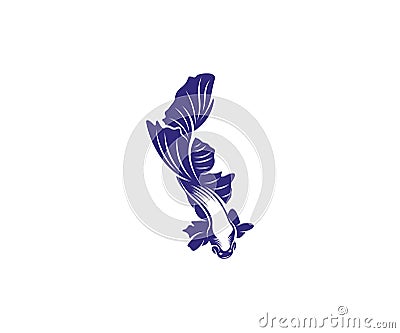 Betta Fish Vector Illustration, Fighting Fish Logo Design Template ...
