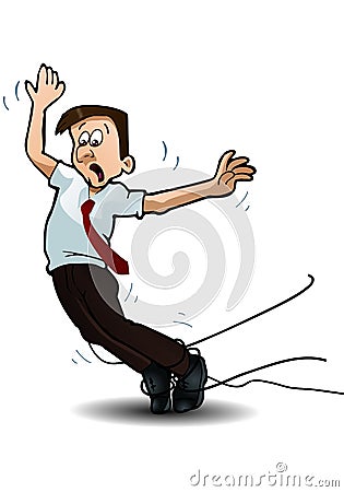 Beware Tripping Over Cable For Occupational Awareness Events Poster ...