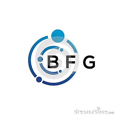 BFG Letter Logo Design On White Background. BFG Creative Initials ...
