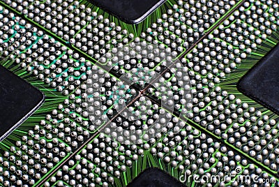 BGA Integrated Circuits Stock Photography - Image: 30760022