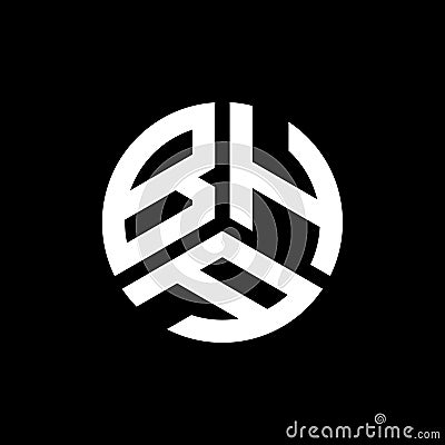 BHA Letter Logo Design On White Background. BHA Creative Initials ...