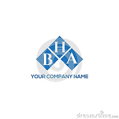 BHA Letter Logo Design On WHITE Background. BHA Creative Initials ...