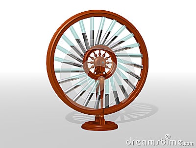 Bhaskara`s Wheel. Perpetual Motion Machine. Perpetuum Mobile. Physics ...