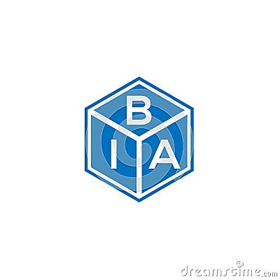 BIA Letter Logo Design On Black Background. BIA Creative Initials ...