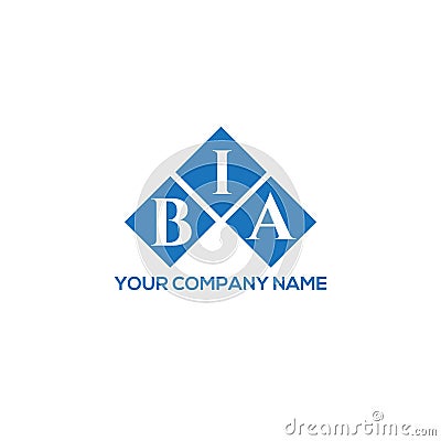 BIA Letter Logo Design On WHITE Background. BIA Creative Initials ...