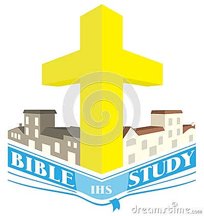Bible Study Community Groups Logo Illustration Cartoon Vector ...