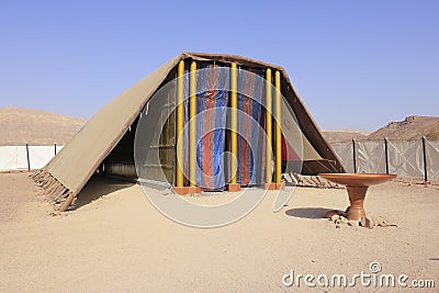 Biblical Tabernacle Model In Israel Royalty Free Stock Images - Image ...