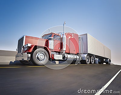 Big 18 Wheeler Royalty Free Stock Photo - Image: 22618335