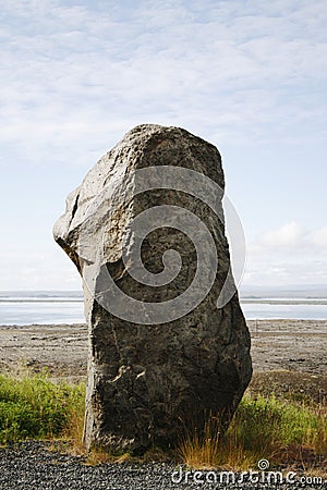 Big Boulder Standing Royalty Free Stock Photo - Image: 4539225