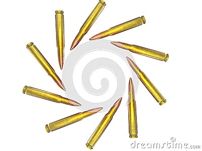 Big Bullets In A Circle Royalty-Free Stock Photography | CartoonDealer ...