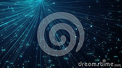 Big Data Visualization Concept. Machine Learning Algorithms. Analysis ...