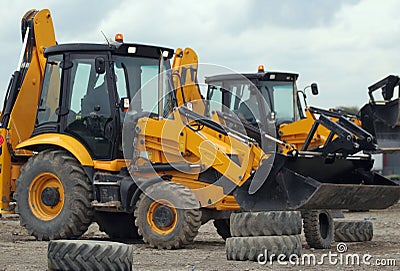 Big Diggers Royalty Free Stock Images - Image: 10284409