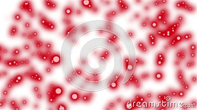 Big Explosion of Red Particles on the White Background Stock Video ...