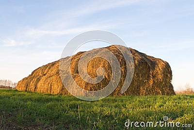 Big Haystack Royalty Free Stock Photos - Image: 6988558