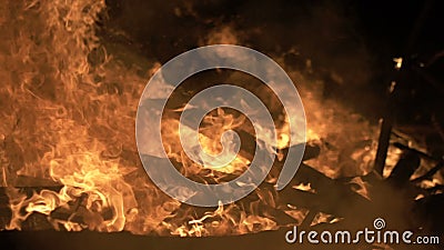 Fire, Burn Out the House, Short Circuit, Danger Stock Footage - Video ...