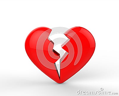Big Red Heartbreak Shapes Stock Illustration | CartoonDealer.com #32614825