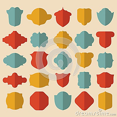 Big Vector Set Of Different Color Labels. | CartoonDealer.com #87872331