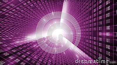 Binary Code Background. Cloud Computing, IOT and Artificial ...