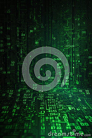 Binary Code Color In The Background Royalty-Free Stock Photography ...